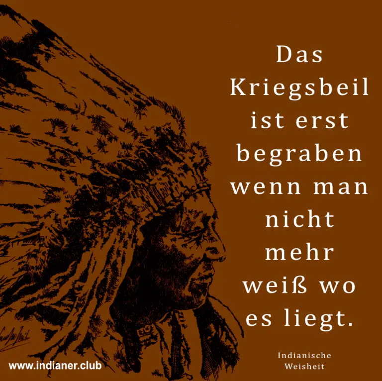 Kriegsbeil | begraben | Indianische Weisheit - Native Roots